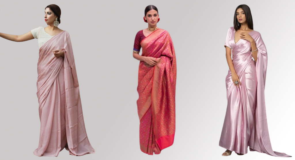 Here's A Pink Saree Styling Guide To Stand Out In The Crowd - MindxMaster