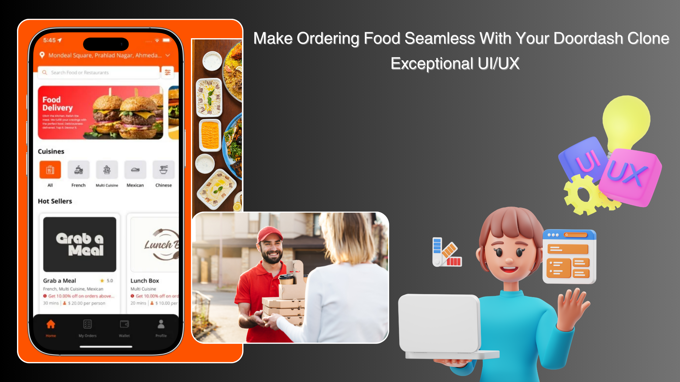 Enhance Your DoorDash Clone with Exceptional UI/UX - MindxMaster